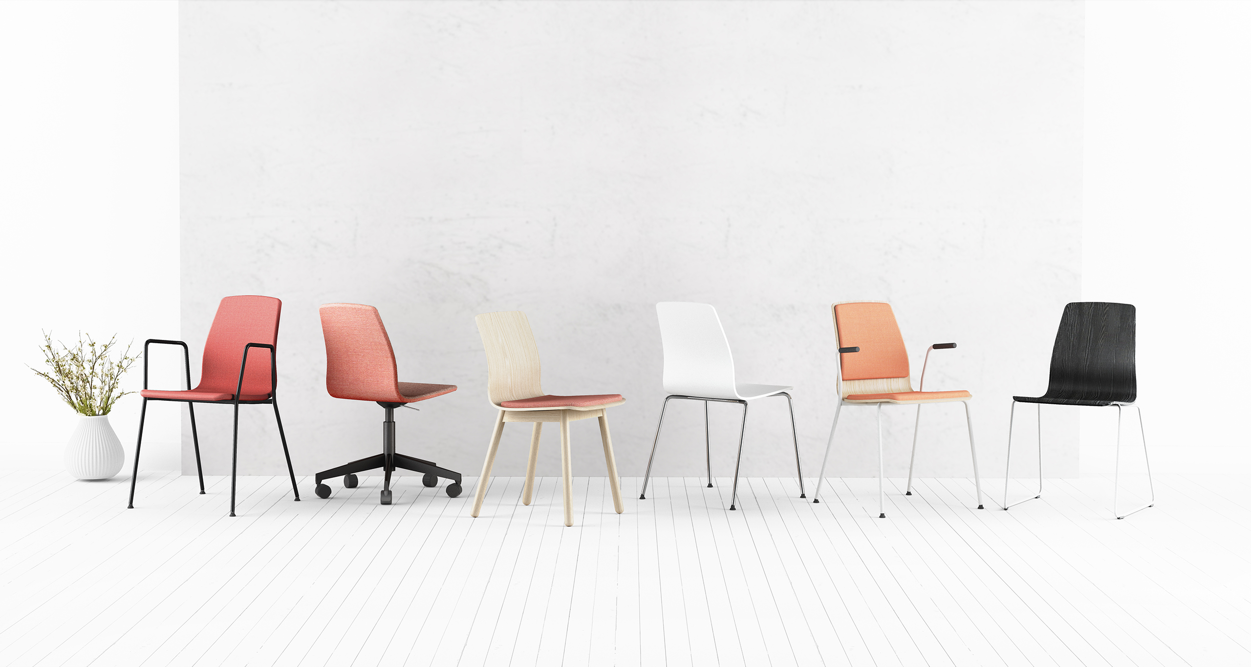 NOVA – Flexible chairs for meeting- and dining rooms – EFG