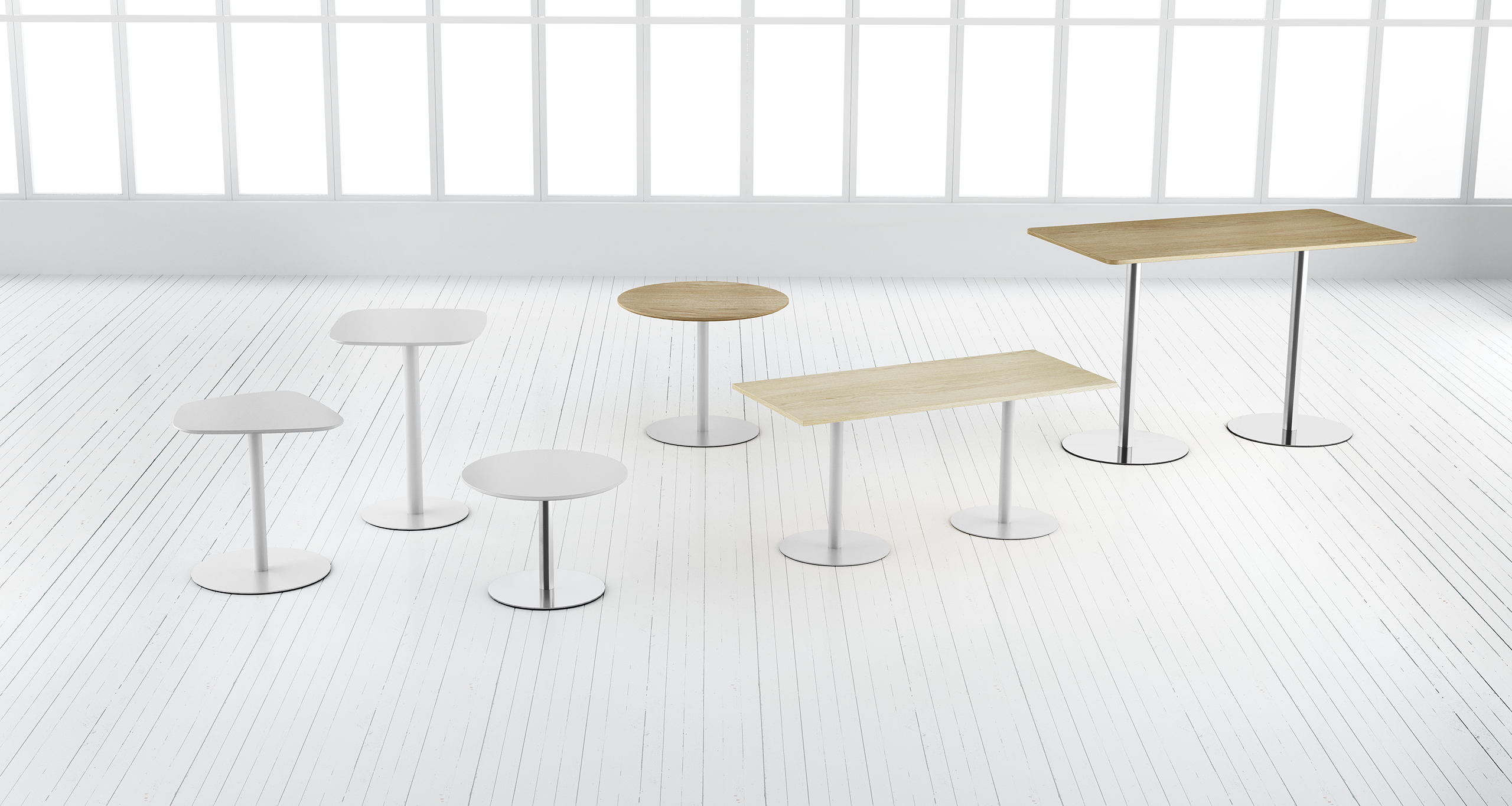 CHAT – Flexible table for meeting rooms, café, lounges – EFG