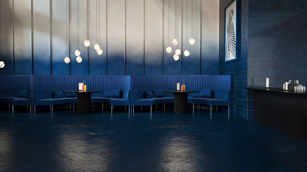 MINGLE – Modular sofa with straight and rounded forms - EFG