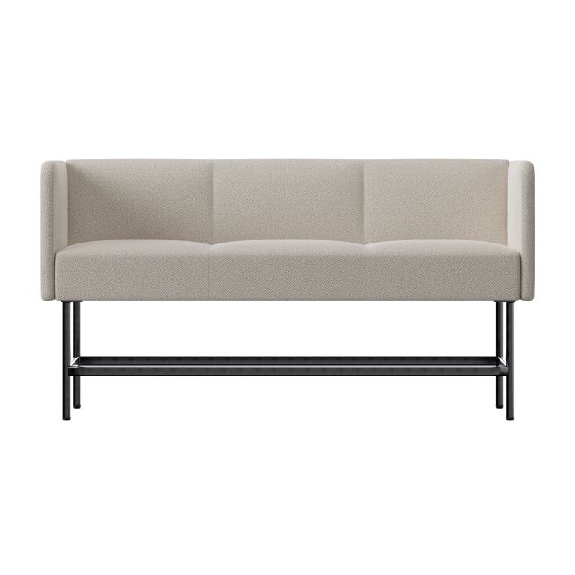 MINGLE – Modular sofa with straight and rounded forms – EFG